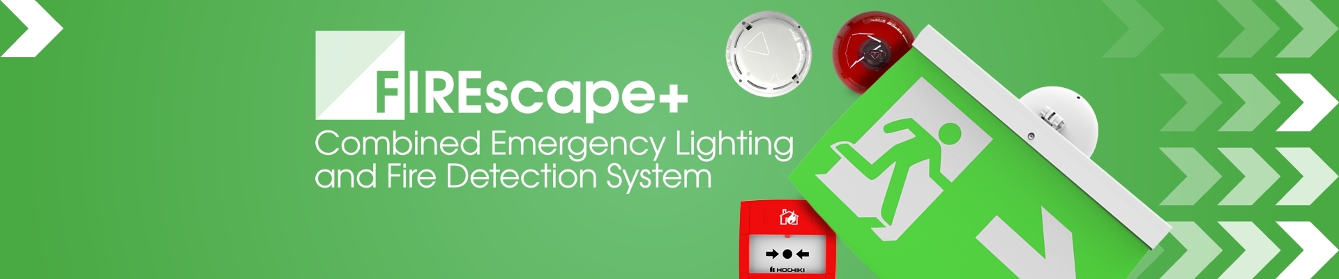 FIREscape+ Combined Fire & Emergency Lighting System | Hochiki